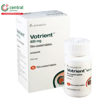 Thuốc Votrient 400mg - Điều trị ung thư biểu mô tế bào thận
