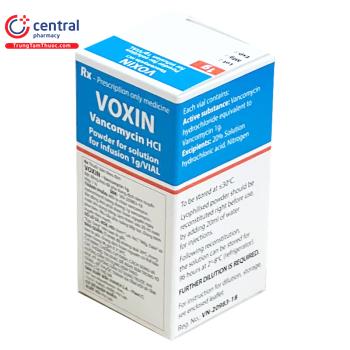 [CHÍNH HÃNG] Thuốc Voxin 1g điều trị nhiễm khuẩn: tác dụng
