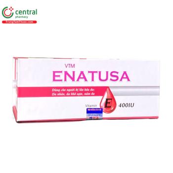 VTM Enatusa bổ sung vitamin E, hỗ trợ chống oxy hóa, giúp da mịn màng