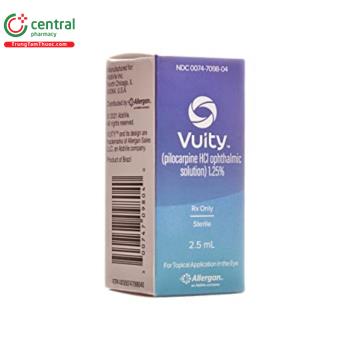Thuốc nhỏ mắt Vuity điều trị tăng nhãn áp, lão thị