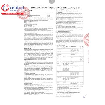 [CHÍNH HÃNG] Thuốc Waisan 50mg điều trị tăng trương lực cơ