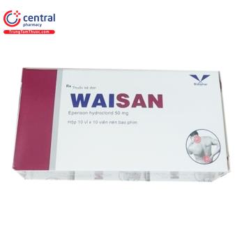 [CHÍNH HÃNG] Thuốc Waisan 50mg điều trị tăng trương lực cơ