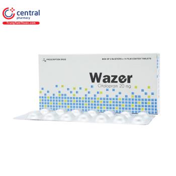 [CHÍNH HÃNG] Thuốc điều trị trầm cảm Wazer: công dụng, giá bán