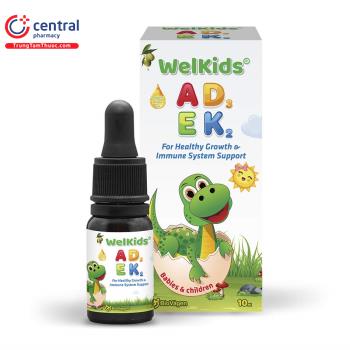 WelKids ADEK - Hỗ trợ tăng cường sức khỏe và bổ sung Vitamin A