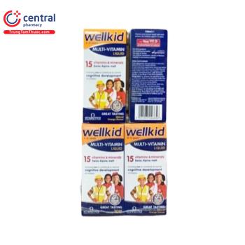 Wellkid Multi-Vitamin Liquid bổ sung dưỡng chất cho trẻ từ 4-12 tuổi