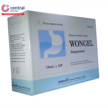 Thuốc Wongel Suspension điều trị viêm loét dạ dày nhanh chóng