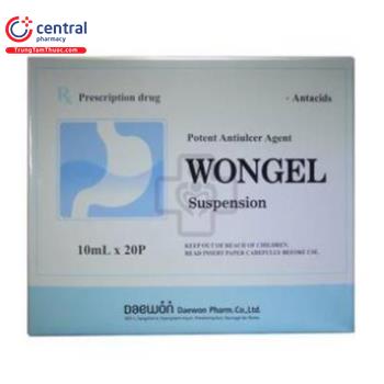 Thuốc Wongel Suspension điều trị viêm loét dạ dày nhanh chóng