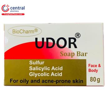 [CHÍNH HÃNG] Xà phòng Udor y khoa giúp giảm mụn và tổn thương da
