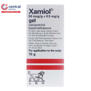 Thuốc Xamiol Gel 15g - Thuốc điều trị bệnh vẩy nến da đầu hiệu quả