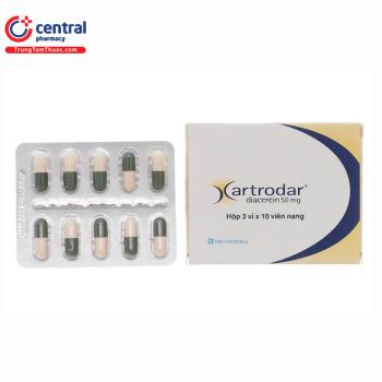 Thuốc Artrodar 50mg điều trị thoái hoá khớp: cách dùng và giá bán