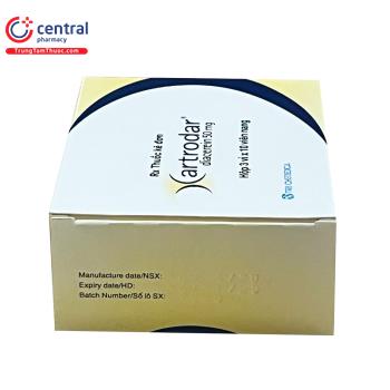 Thuốc Artrodar 50mg điều trị thoái hoá khớp: cách dùng và giá bán