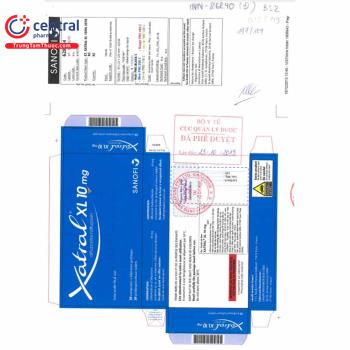 Thuốc Xatral XL 10mg - điều trị tăng sinh lành tính tiền liệt tuyến