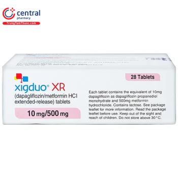 [CHÍNH HÃNG] Thuốc Xigduo XR 10mg/500mg điều trị tiểu đường