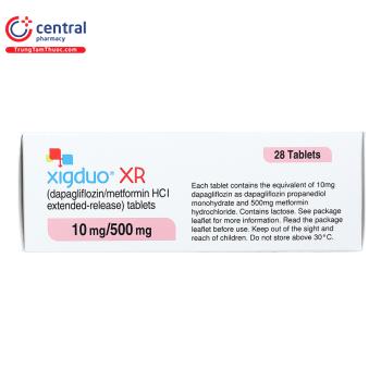 [CHÍNH HÃNG] Thuốc Xigduo XR 10mg/500mg điều trị tiểu đường