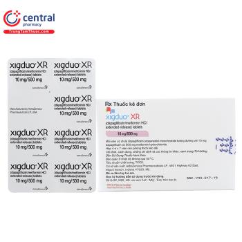 [CHÍNH HÃNG] Thuốc Xigduo XR 10mg/500mg điều trị tiểu đường