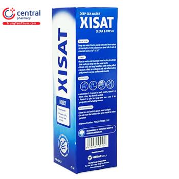 Thuốc xịt mũi Xisat Người Lớn 75ml giúp mũi thông thoáng, giảm nghẹt mũi