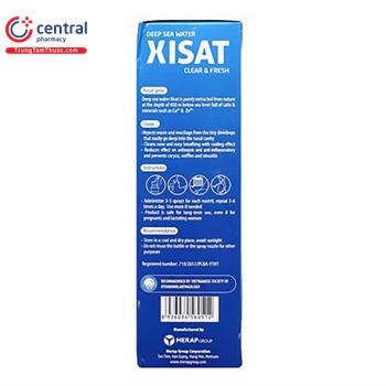 Thuốc xịt mũi Xisat Người Lớn 75ml giúp mũi thông thoáng, giảm nghẹt mũi