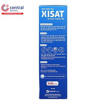 Thuốc xịt mũi Xisat Người Lớn 75ml giúp mũi thông thoáng, giảm nghẹt mũi