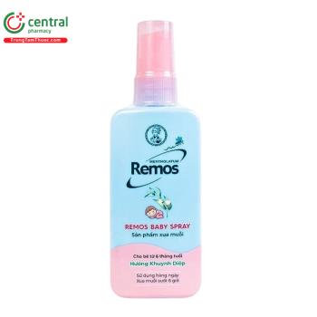 Xịt chống muỗi Remos Baby Spray hương khuynh diệp - An toàn, hiệu quả