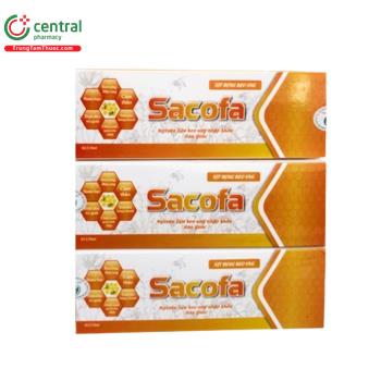 Xịt họng keo ong Sacofa làm dịu cổ họng, giảm ho, giảm ngứa rát họng
