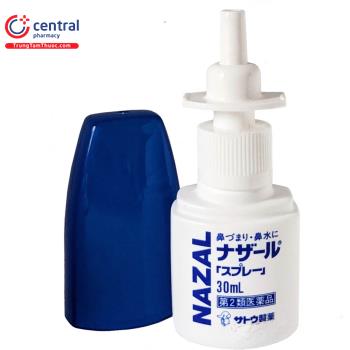 Thuốc xịt mũi Nazal 30ml - cải thiện tình trang viêm mũi dị ứng