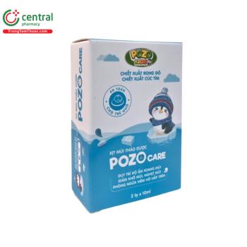 Xịt mũi rong đỏ Pozo Care giữ độ ẩm tự nhiên, giảm khô mũi cho bé