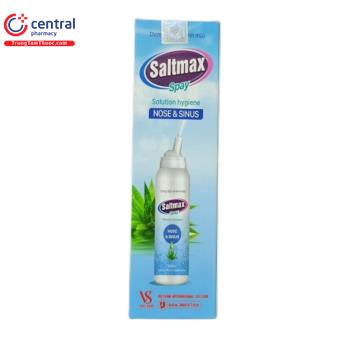 Dung dịch xịt Saltmax Spay hỗ trợ giảm tình trạng nghẹt mũi