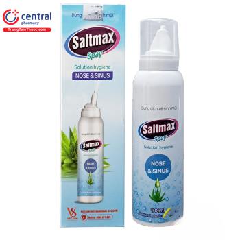 Dung dịch xịt Saltmax Spay hỗ trợ giảm tình trạng nghẹt mũi
