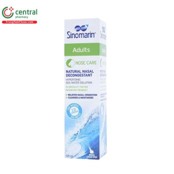 Xịt mũi Sinomarin 125ml - Làm sạch xoang mũi hiệu quả cực kỳ đơn giản