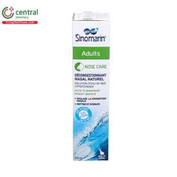 Xịt mũi Sinomarin 125ml - Làm sạch xoang mũi hiệu quả cực kỳ đơn giản