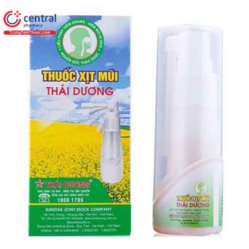 [CHÍNH HÃNG] Thuốc Xịt Mũi Thái Dương trị chứng ngạt mũi