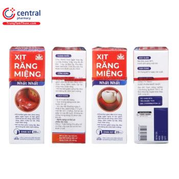 Xịt Răng Miệng Nhất Nhất ngừa chảy máu chân răng, viêm chân răng