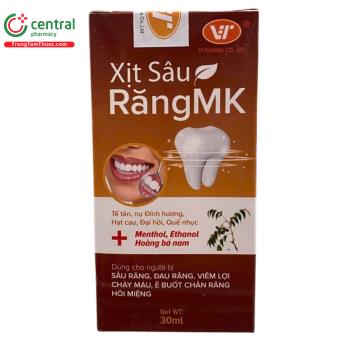Xịt Sâu Răng MK giúp phòng và hỗ trợ điều trị sâu răng, hôi miệng