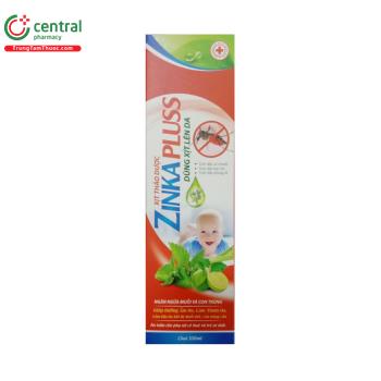 Xịt thảo dược Zinka Pluss giúp dưỡng da, bảo vệ da khỏi côn trùng đốt