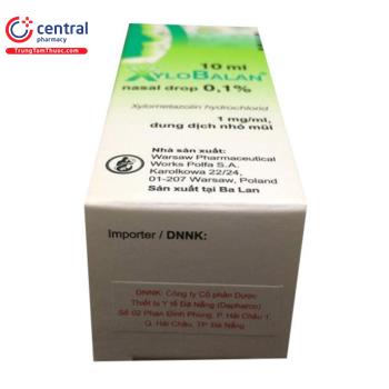Thuốc nhỏ mũi XyloBalan 0,1% - Thuốc điều trị ngạt mũi, sổ mũi