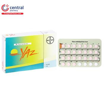 [CHÍNH HÃNG] Thuốc tránh thai hằng ngày Yaz của Bayer