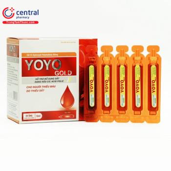 Thuốc Yoyo Gold bổ sung Sắt và Axit Folic, phòng ngừa thiếu máu