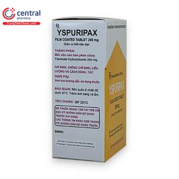 Thuốc Yspuripax - Điều trị co thắt cơ trơn đường tiết niệu, tiểu khó