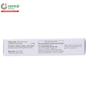 Thuốc Ysp Dermosol Cream 10g điều trị bệnh lý viêm da trung bình đến nặng