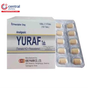 [CHÍNH HÃNG] Thuốc Yuraf Tab: Hạ sốt – giảm đau nhanh và hiệu quả