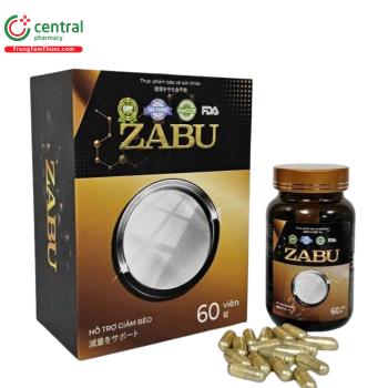 Viên uống giảm cân Zabu đốt cháy calo hiệu quả, giảm cân an toàn
