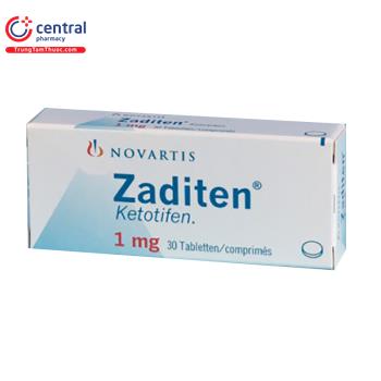 Thuốc Zaditen 1mg - thuốc điều trị các trường hợp dị ứng