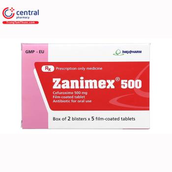 [CHÍNH HÃNG] Thuốc Zanimex 500- Kháng sinh điều trị nhiễm khuẩn