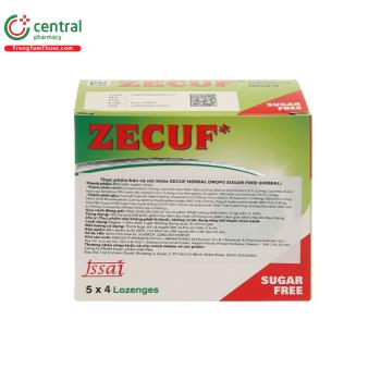 Viên ngậm Zecuf Herbal Drops Sugar Free là thuốc gì, có dùng được cho ...