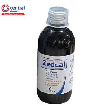 Siro Zedcal 100ml - Bổ sung calci, kẽm, magie, phòng ngừa còi xương