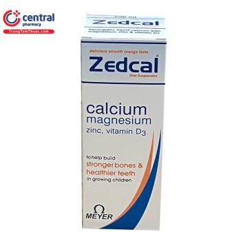Siro Zedcal 100ml - Bổ sung calci, kẽm, magie, phòng ngừa còi xương