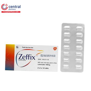 [CHÍNH HÃNG] Thuốc Zeffix 100mg - Điều trị cho bệnh nhân viêm gan B