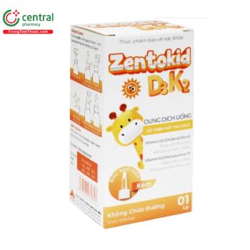 Thuốc Zentokid D3K2 giúp tăng chiều cao, ngăn mồ hôi trộm cho bé