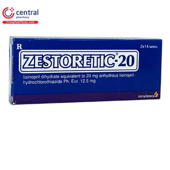 Thuốc Zestoretic 20mg AstraZeneca - điều trị tăng huyết áp
