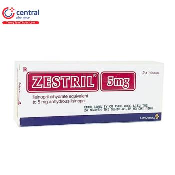 Thuốc Zestril 5mg - thuốc điều trị cao huyết áp của AstraZeneca